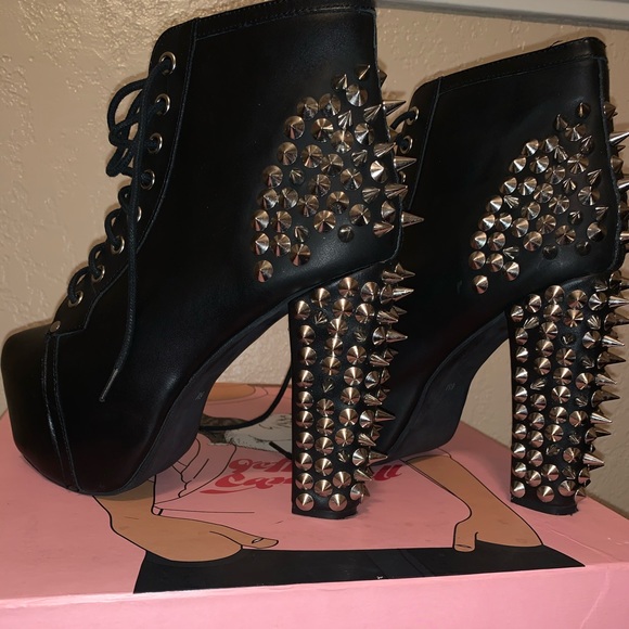 Jeffrey Campbell | Shoes | Jeffrey Campbell Leather Spike Lita | Poshmark